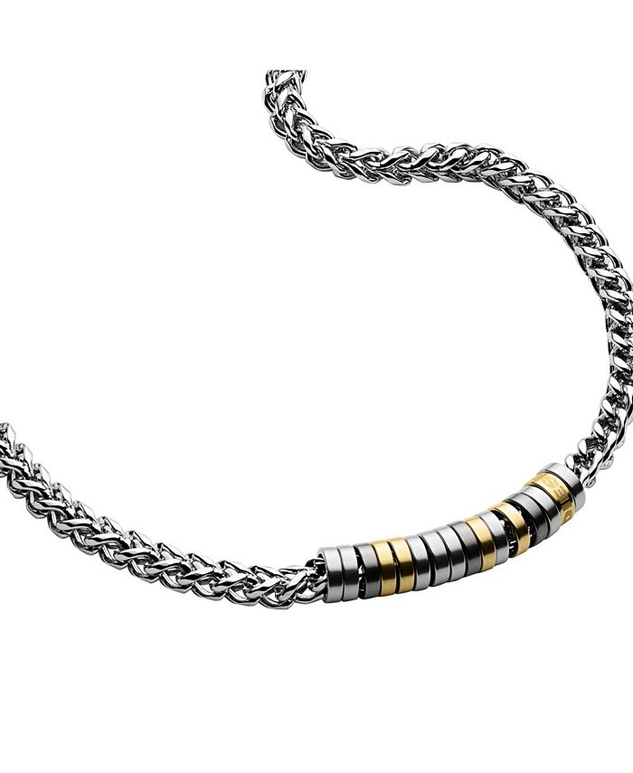 Diesel Men's Stainless Steel Chain Necklace - Macy's