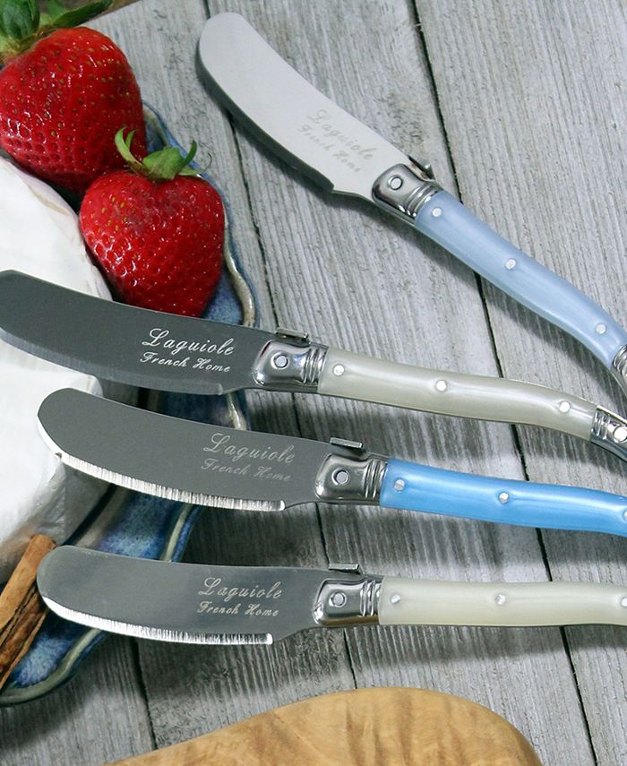 French Home Laguiole Assorted Blue Spreaders Set/8 - Macy's