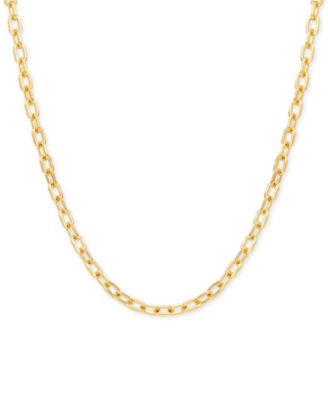 Italian Gold Forzatina Link 18" Chain Necklace in 14k Gold - Macy's