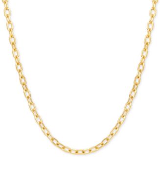 Italian Gold Forzatina Link 18" Chain Necklace in 14k Gold - Macy's