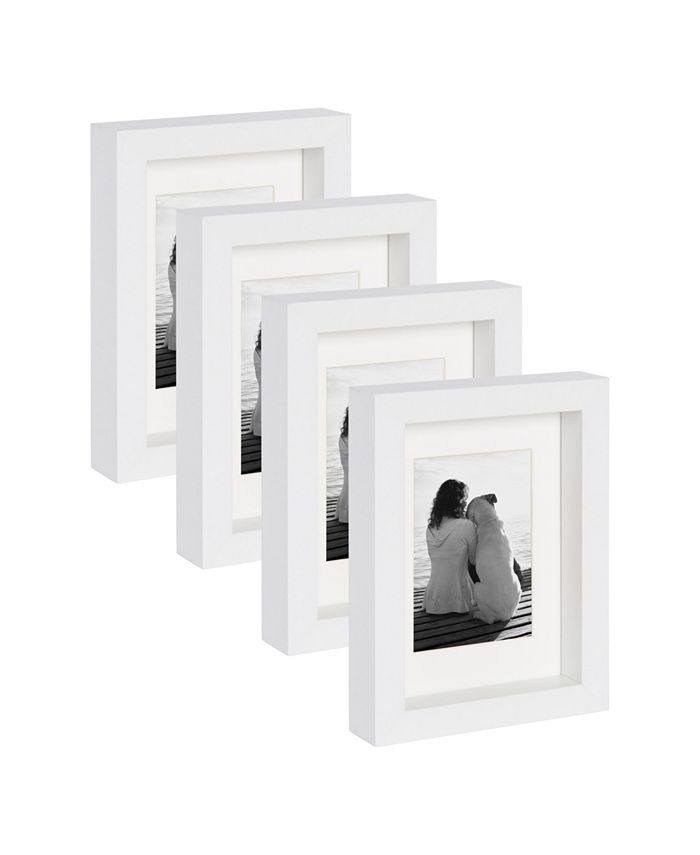 DesignOvation Macintyre Wood Photo Frame, Set of 4 - Macy's