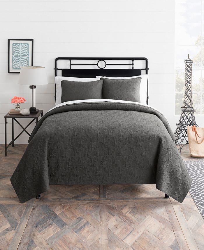 VCNY Home Seedling 3PC Full/Queen Quilt Set - Macy's