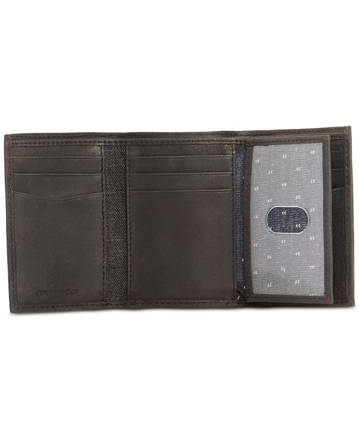 Levi's Men's Andrew Extra-Capacity Tri-Fold Wallet - Macy's