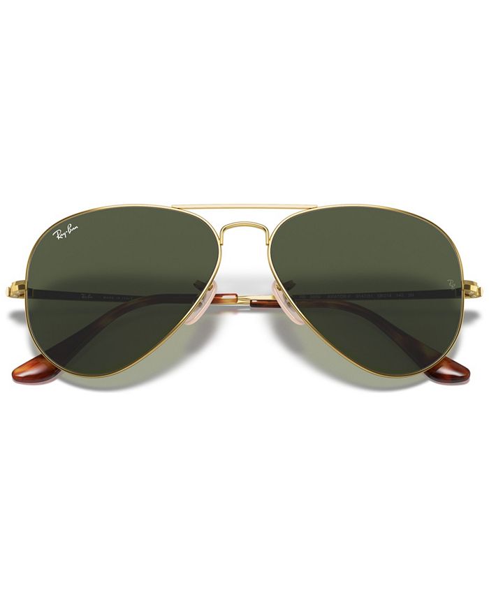 Ray-Ban Aviator Metal II Sunglasses, RB3689 - Macy's