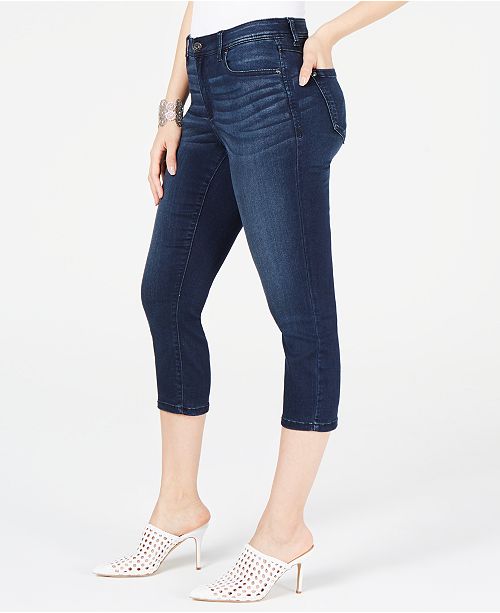 INC International Concepts INC INCFinity Stretch Cropped Jeans in Curvy ...