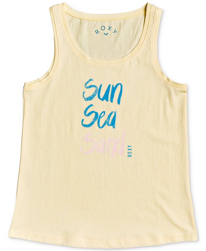 Roxy Big Girls Graphic-Print Cotton Tank Top - Macy's