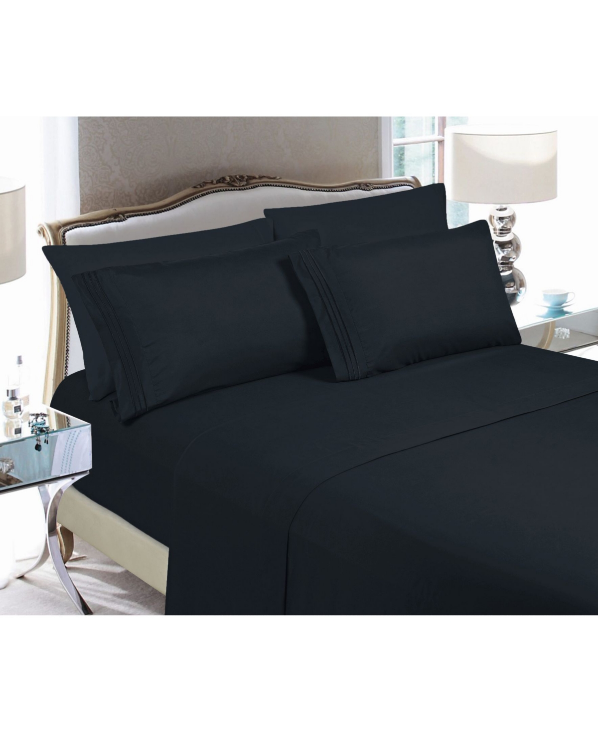 Click here for Elegant Comfort Luxury Soft Solid 4-Pc. Sheet Set... prices