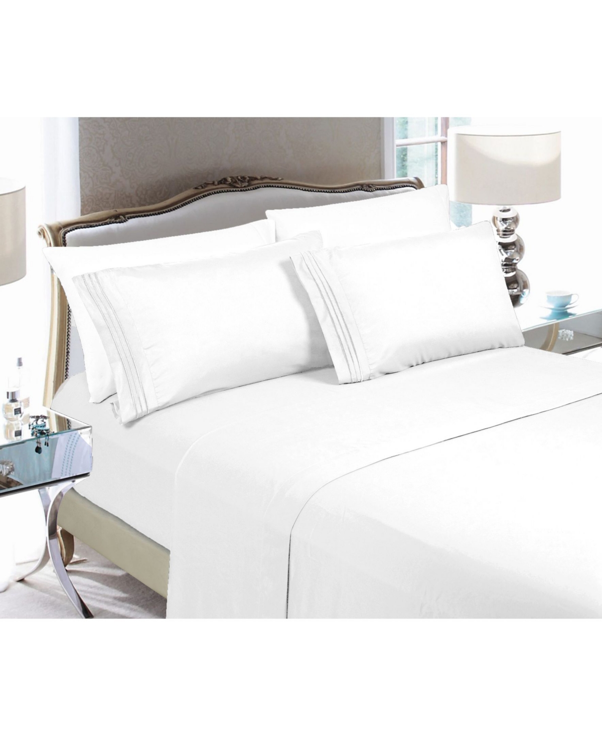 Click here for Elegant Comfort Luxury Soft Solid 4-Pc. Sheet Set... prices