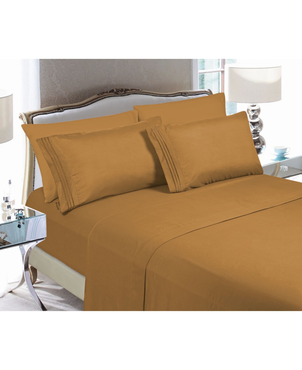 Click here for Elegant Comfort Luxury Soft Solid 4-Pc. Sheet Set... prices