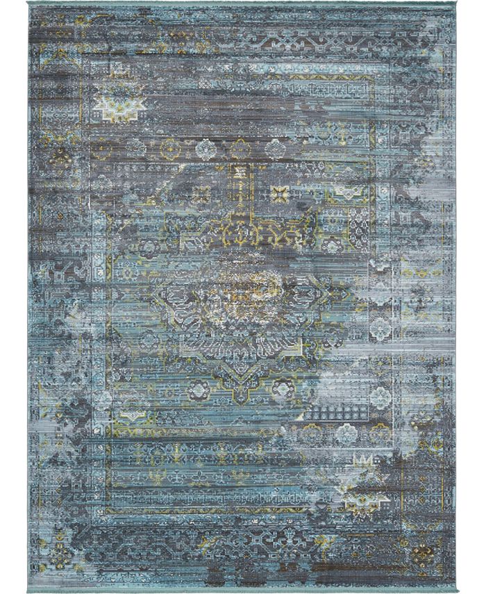 Bayshore Home Kenna Ken5 Dark Gray 10' x 13' Area Rug - Macy's