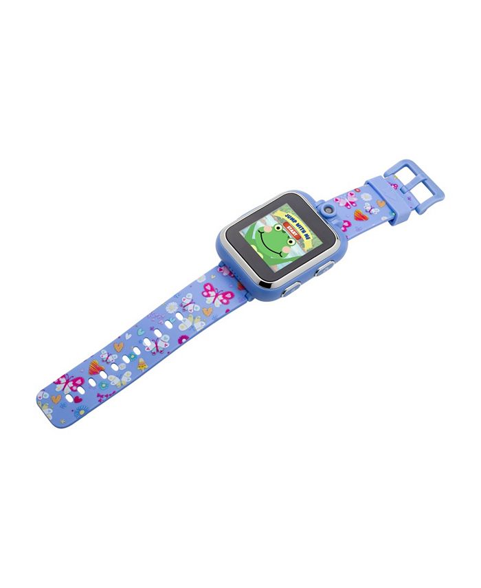 iTouch PlayZoom Kids Smartwatch with Lavender Butterfly Printed Strap ...