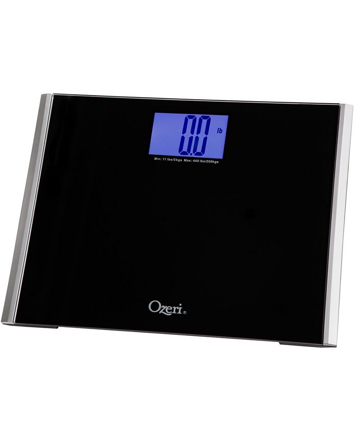Ozeri Precision Pro II 440 lbs Bath Scale with Weight Change Detection ...