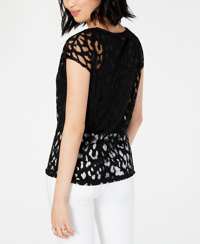 Bar III Burnout Top, Created for Macy's - Macy's