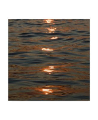 Kurt Shaffer 'Sunset Zen Reflections' Canvas Art - 18" x 18" - Macy's