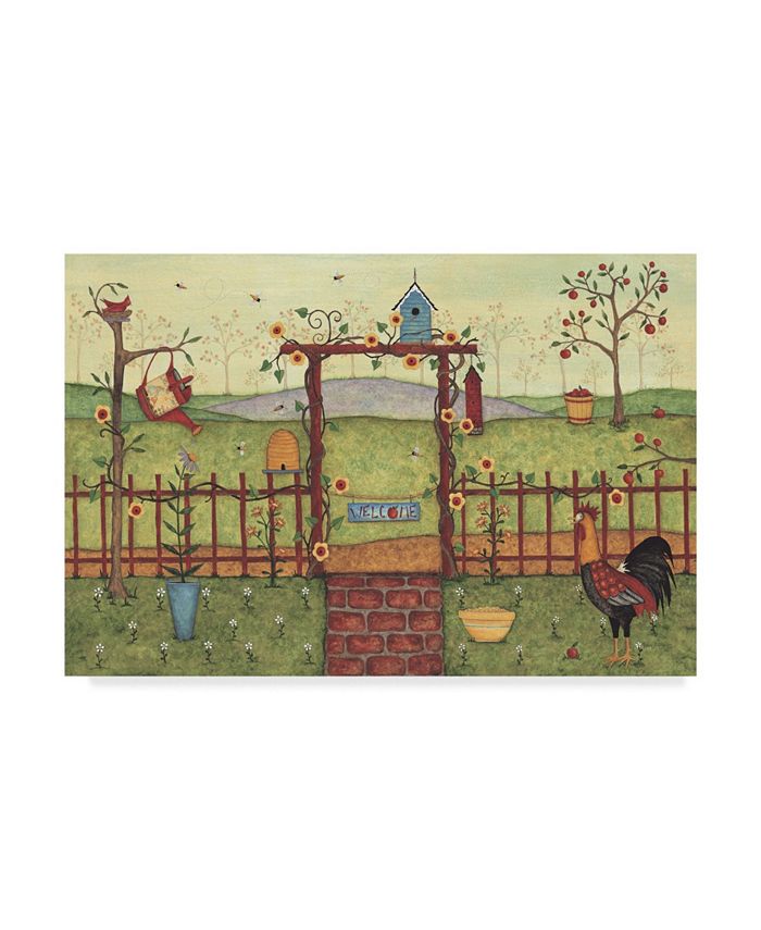 Trademark Global Robin Betterley 'Trellis' Canvas Art - 24" x 16" - Macy's