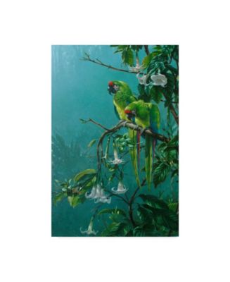 Michael Jackson 'Buffons Macaws' Canvas Art - 30" x 47" - Macy's