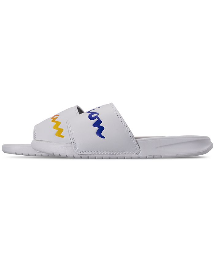 Champion Women's Super Slide Split Script Slide Sandals from Finish ...