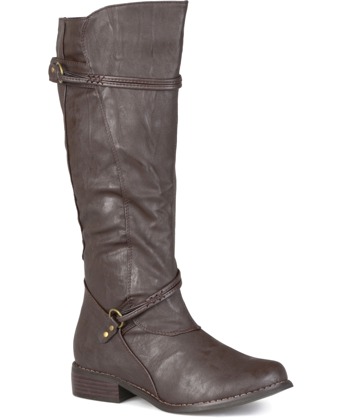 Click here for Journee Collection Womens Harley Rouched Knee High... prices