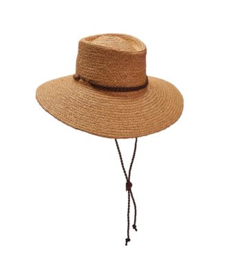 Scala Braided Raffia Aussie Boater Hat - Macy's