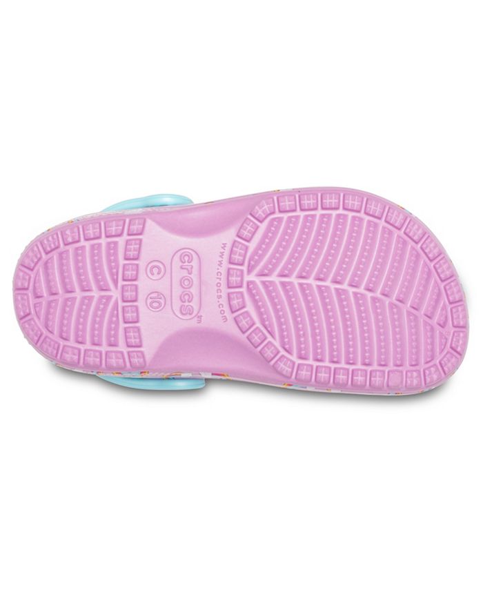 Crocs Baby, Toddler, Little Girls Classic Seasonal Graphic Clog - Macy's