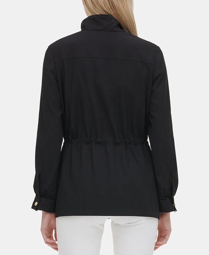 Calvin Klein Drawstring-Waist Jacket - Macy's