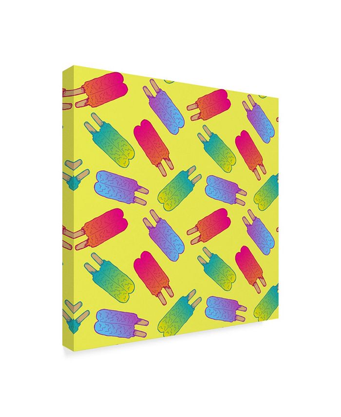 Trademark Global Lauren Ramer 'Summer Popsicle Party Pattern' Canvas ...
