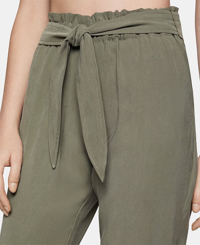 BCBGeneration Tie-Waist Pants - Macy's