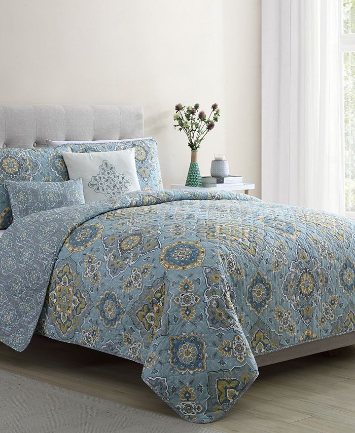 VCNY Home Riya 5PC Queen Quilt Set - Macy's