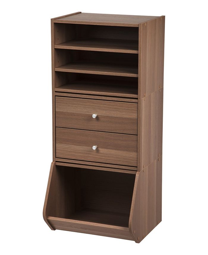 IRIS USA Modular Wood Stacking Open Storage Box - Macy's