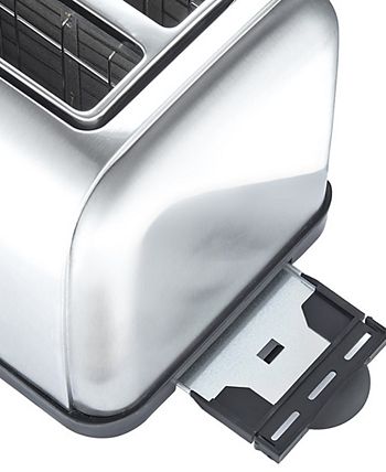 Bella Brushed Stainless Steel 2-Slice Toaster - Macy's