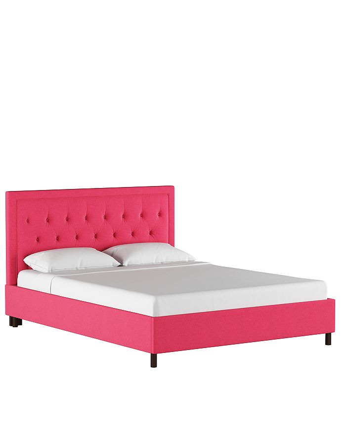 Skyline Low Profile Full Tufted Rectangle Platform Bed - Macy's