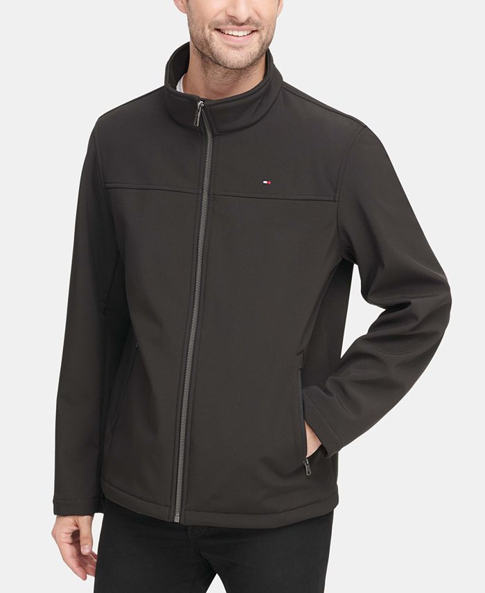 Tommy Hilfiger Men's Soft-Shell Classic Zip-Front Jacket - Macy's