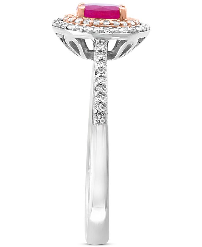 EFFY Collection EFFY®Certified Ruby (5/8 ct. t.w.) & Diamond (1/5 ct. t ...