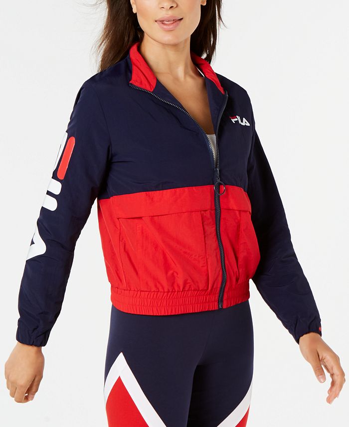Fila Miquela Colorblocked Windbreaker - Macy's