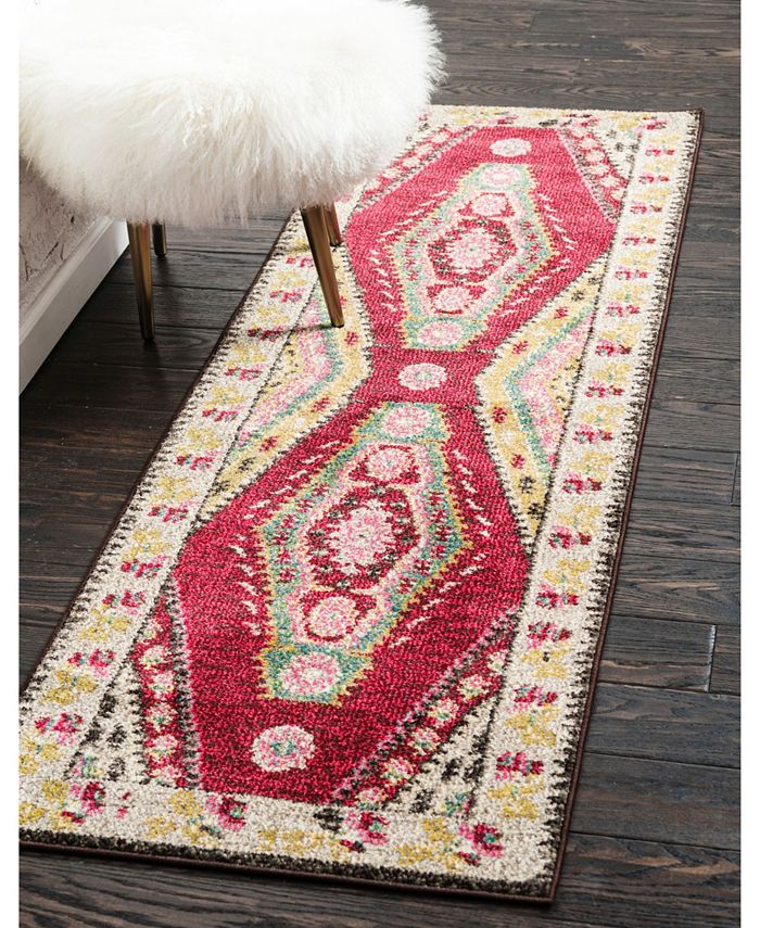Bayshore Home CLOSEOUT! Arcata Arc1 Multi 2' 2" x 6' 7" Runner Area Rug ...