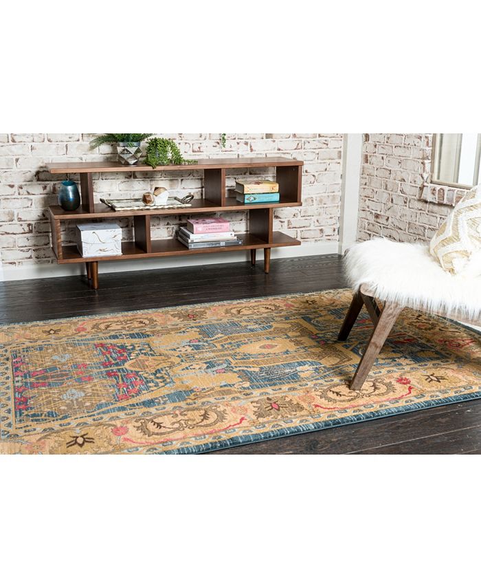 Bayshore Home Harik Har1 Navy Blue 10' x 13' Area Rug - Macy's