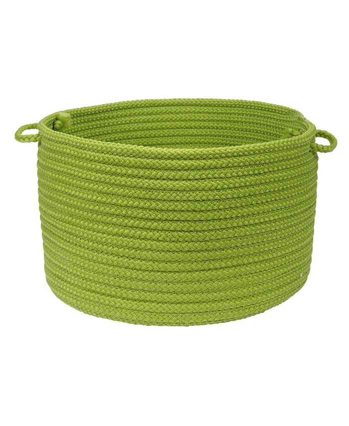 Colonial Mills Simply Home Solid Braided Storage Basket - Macy's