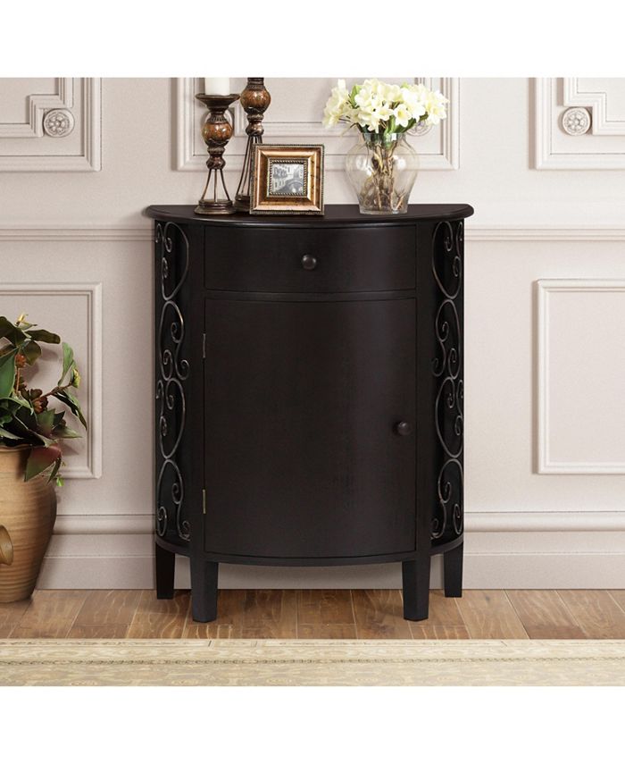 Gallerie Décor Sutton One Door One Drawer Cabinet, Quick Ship - Macy's