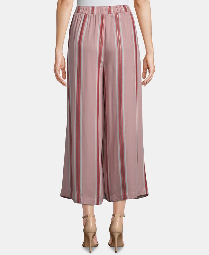 ECI Striped Wide-Leg Pants - Macy's