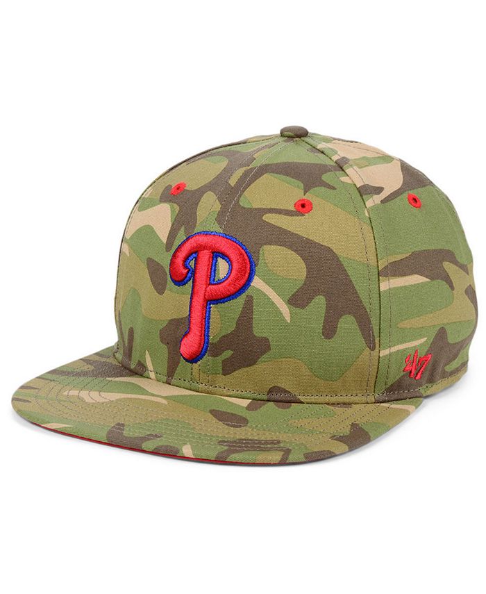 '47 Brand Philadelphia Phillies Blockade Strapback Cap - Macy's