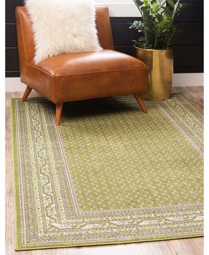 Bayshore Home Axbridge Axb1 Green 4' x 6' Area Rug - Macy's