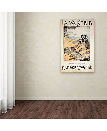 Trademark Global Richard Wagner 'Poster of the Valkyrie' Canvas Art ...