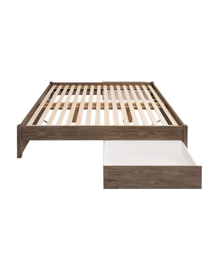 Prepac King Select 4-Post Platform Bed with 2 Drawers - Macy's