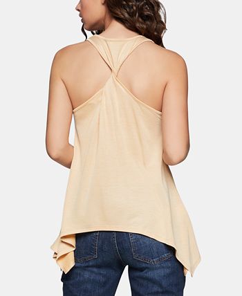 BCBGeneration Asymmetrical Twist-Back Top - Macy's