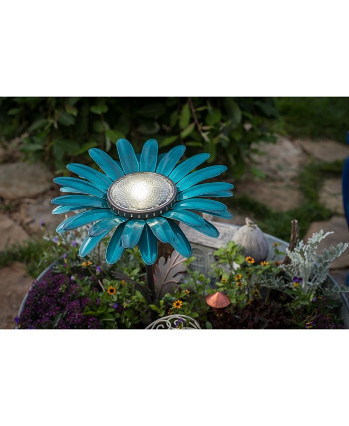 Desert Steel Daisy LED Solar Garden Light - Macy's