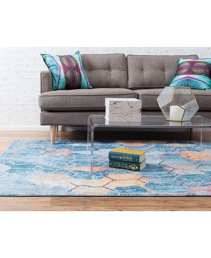 Bayshore Home Prizem Shag Prz1 8' x 11' Area Rug - Macy's