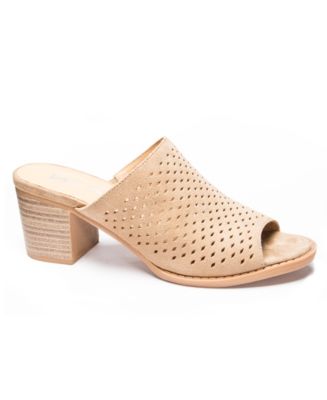 Dirty Laundry Take All Split Peep Toe Mules - Macy's