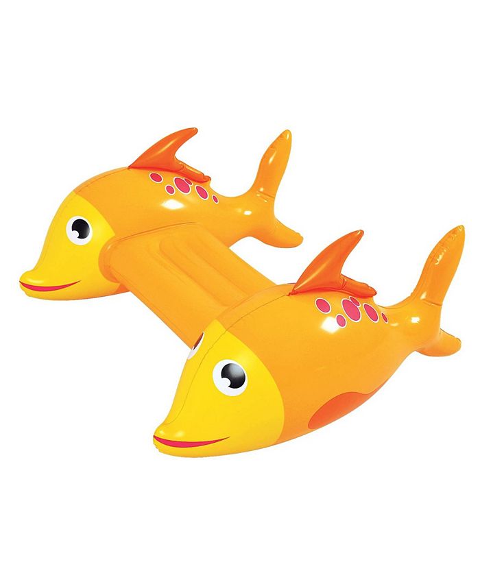 RhinoMaster Play Adventurous Fish - Inflatable Swimming Pool Kickboard ...