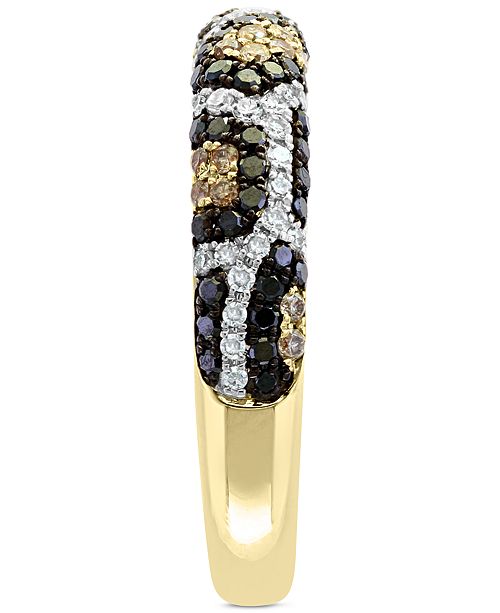 EFFY Collection EFFY® Multi-Color Diamond Ring (3/8 ct. t.w.) in 14k ...