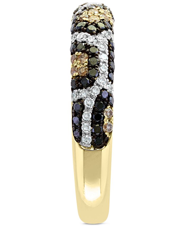 EFFY Collection EFFY® Multi-Color Diamond Ring (3/8 ct. t.w.) in 14k ...